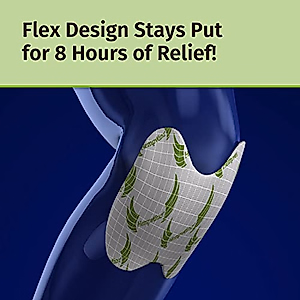 Hempvana Knee Bird Knee Relief Patch, FDA-Listed Doctor-Designed, AS-SEEN-ON-TV, Cool Numb Hemp Triple Action Technology Up to 8 Hours of Relief, Ergonomic Knee Design, Bends & Flexes When You Move