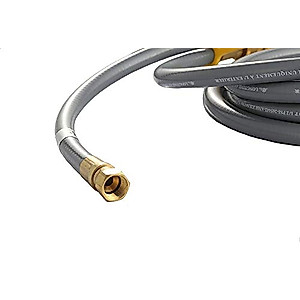 KIBOW 12Ft 3/8 Inch ID Low Pressure Natural Gas and Propane Gas Hose Assembly-CSA Certified