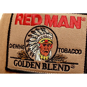Red Man Chewing Vintage Patch Hat (1990s) Redman Retro Classic Snapback Cap
