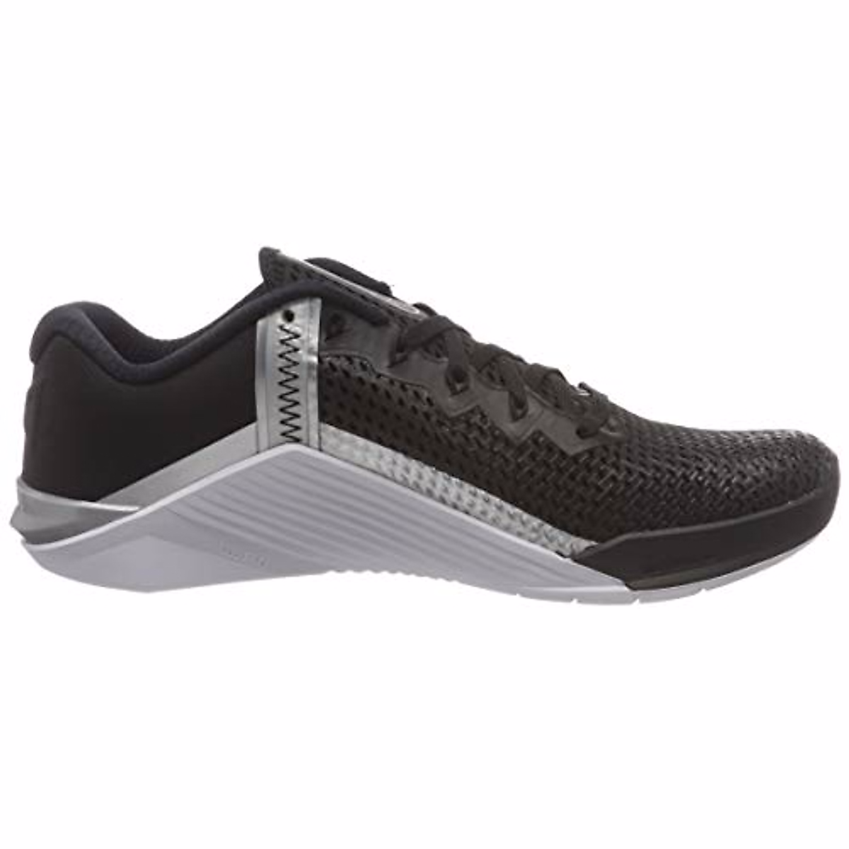 Nike Metcon 6 Black/Silver Women's Size 5 AT3160 010