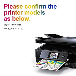 Uniwork Remanufactured 302XL Ink Cartridge Replacement for Epson 302XL 302 XL T302XL T302 to use with Expression Premium XP-6000 XP6000 XP-6100 Printer (PBK/BK/ C/M/Y, 5 Pack)