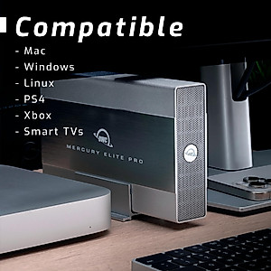 OWC Mercury Elite Pro 12TB 7200 RPM Storage Solution w/USB 3.2 5Gb/s