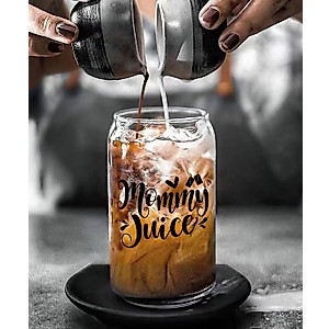 Gifts For Mom - Gifts For Mom From Daughter, Son, Kids - Unique Mother's Day, Birthday Gifts for Women- Funny Gifts Ideas For Mom - 16 Oz Coffee Glass