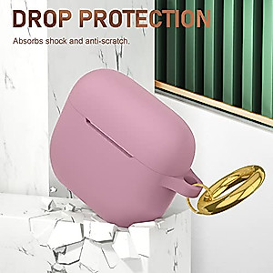 [Bundle] GMUDA for AirPods Pro Case & AirPods 3rd Generation Case(2021), Protective Silicone Cover with Keychain, Front LED Visible