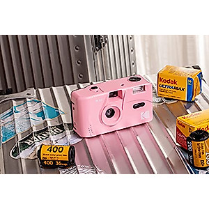 Kodak M35 35mm Film Camera, Reusable, Focus Free, Easy to Use, Build in Flash and Compatible with 35mm Color Negative or B/W Film (Film and AAA Battery NOT Included) (Candy Pink)