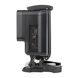 SOONSUN Blackout Side Open Skeleton Housing Case with Skeleton Backdoor for GoPro Hero 4 Black, Hero 4 Silver, Hero 3+, Hero 3 Action Cameras