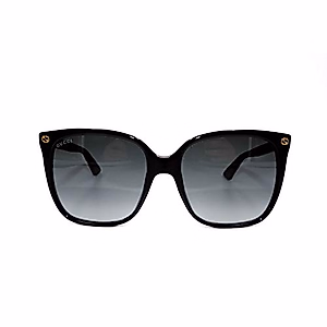 Gucci Women's Lightness Square Sunglasses, Black/Grey, One Size