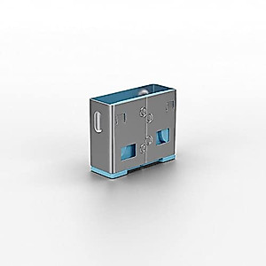 Lindy USB Port Blocker - Pack of 10 - Blue 40462
