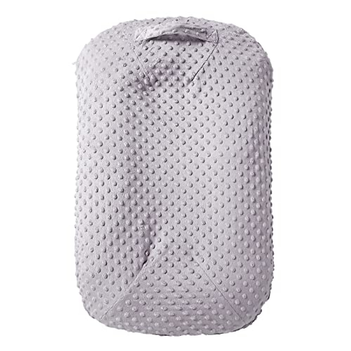 Baby Lounger Cover, Super Soft and Comfortable Premium Minky Dots Newborn Lounger Removable Slipcover Fits for Baby Boys and Baby Girls (Rose Gray)