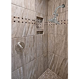 All Metal Shower Angle Adapter, Adjustable Shower Head Extension Adapter, Solid Brass Shower Head Elbow,Adjust Angle to Upgrade Shower Experience,Universal Connection (Brushed nickel)