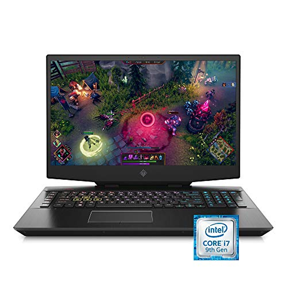 OMEN by HP 2019 17-Inch Gaming Laptop, Intel i7-9750H, NVIDIA GeForce RTX 2070 (8 GB), 16 GB RAM, 512 GB Solid-State Drive, VR Ready, Windows 10 Home (17-cb0080nr, Shadow Black)