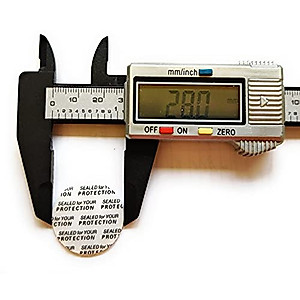 Rewarding Essentials 28mm Pressure Sensitive PS Foam Cap Liners Tamper Seal Cap Liner Sealed for your Protection (25)