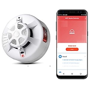 Smoke and Heat Detector, Two in one in use with TUYA Smart App