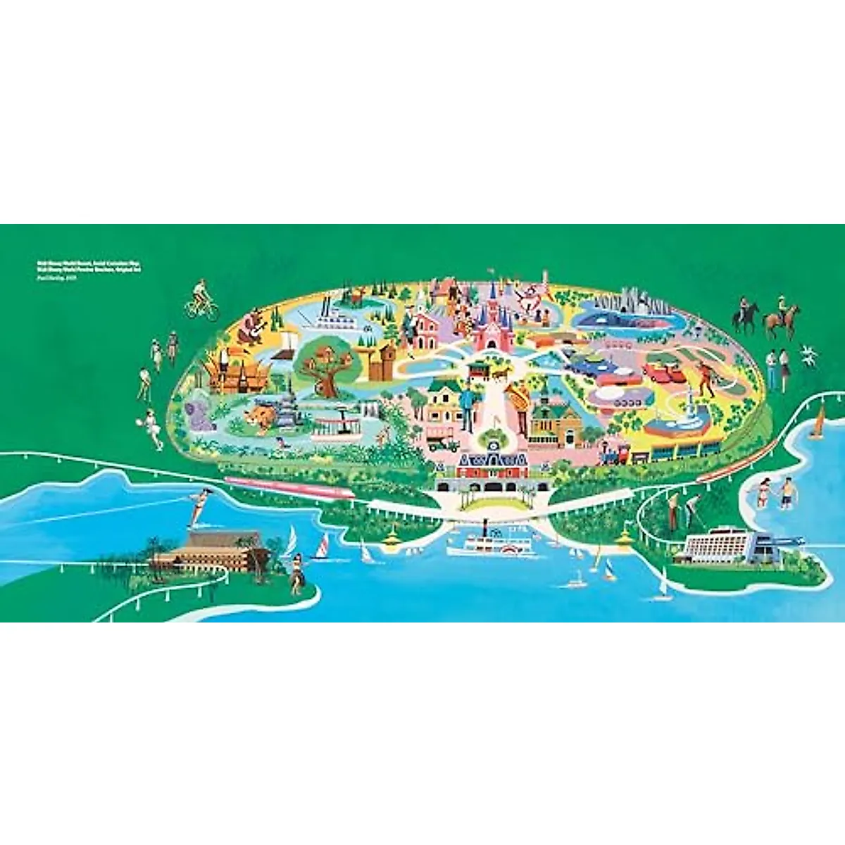 Maps of the Disney Parks: Charting 60 Years from California to Shanghai (Disney Editions Deluxe)