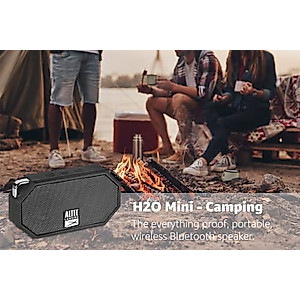 Altec Lansing Mini H2O - Waterproof Bluetooth Speaker, IP67 Certified & Floats in Water, Compact & Portable Speaker for Hiking, Camping, Pool, and Beach