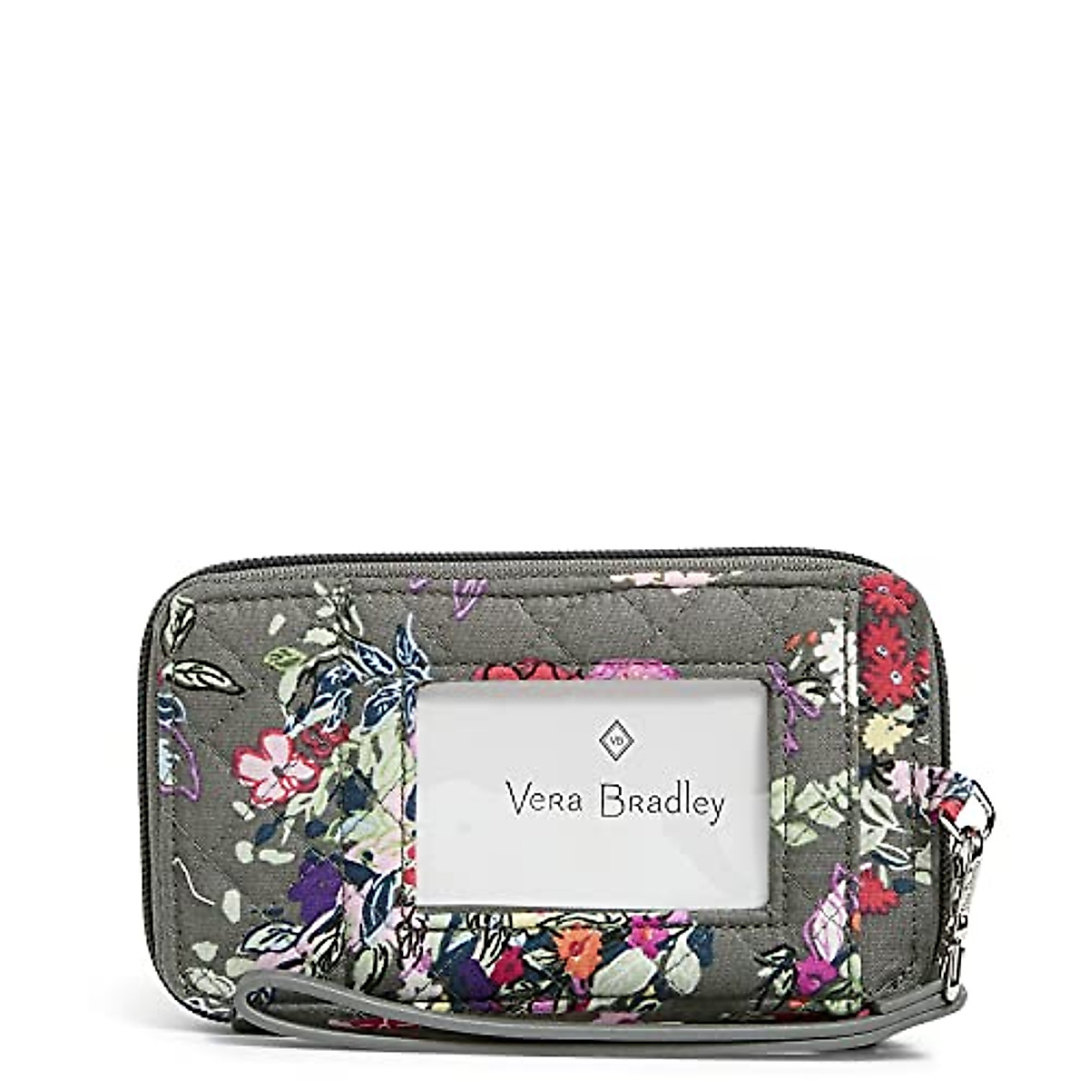 Vera Bradley Women's Cotton Smartphone Wristlet With RFID Protection, Hope Blooms - Recycled Cotton, One Size