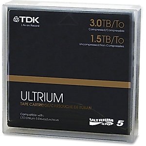 TDK Life on Record LTO Ultrium 5 Data Cartridge - LTO-5-1.50 TB (Native) / 3 TB (Compressed) - 2775.59 ft Tape Length