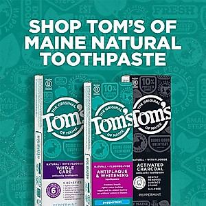 Tom's of Maine Antiplaque & Whitening Fluoride-Free Peppermint Toothpaste, 5.5 oz