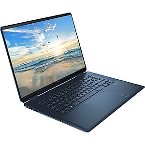 HP Spectre x360 2-in-1 Laptop, 16" 3K+ (3072 x 1920) Touchscreen, 12th Gen Intel Core i7-12700H 14-Core Processor, 16GB RAM, 512GB SSD, Backlit Keyboard, Windows 11 Home, MPP 2.0 Tilt Pen Included