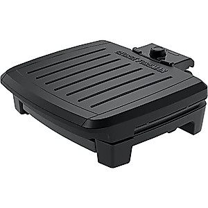GEORGE FOREMAN® Contact Submersible™ Grill, 5-Serving Grill - Black Plates, Wash the entire grill