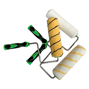 Magimate Paint Roller Frame for General Core Roller Covers, 9-inch Non-Slip Roller Frame, Soft Grip Threaded Roller Handle