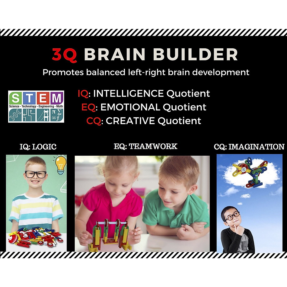 Whirligig STEM Toys for Girls & Boys | Building Blocks for 5 Year Old+ | Creative Construction Educational Engineering Set | 106 Pieces | Best Kids Gift Kit for Ages 5, 6, 7, 8, 9, 10 Yr.