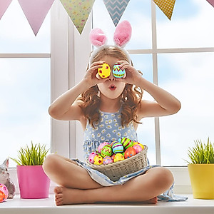 CPPSLEE 12 PCS Easter Eggs Squishies Toys, Easter Basket Stuffers, Squishy Toys for Kids, Slow Rising Squishy Stress Relief Easter Eggs, Easter Egg Hunts Party Favors