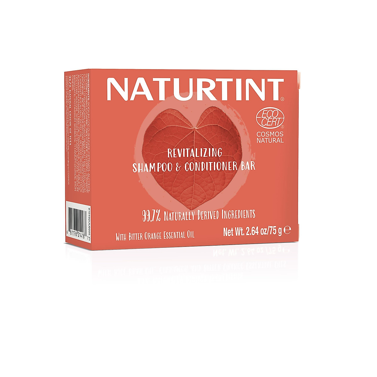 Naturtint Shampoo & Conditioner Bar (Orange) - Naturally Derived Ingredients, Cruelty Free, All Hair Types, Travel Approved