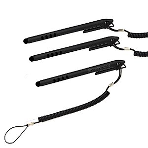 TC70 TC75 Stylus and Tether (3-Pack); Replaces SG-TC7X-STYLUS-03 TC51, TC72, MC33 (Check Stylus Activation Settings On Scanner)