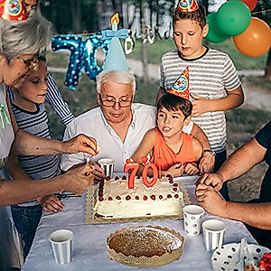 TOPZEA Set of 4 Cake Stands, Metal Cupcake Holder Tiered Dessert Serving Tower Decor Serving Platter Candy Fruit Display Plates for Baby Shower, Wedding, Birthday, Celebration, Christmas, Party, Gold