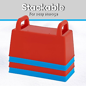 Superio Sand Castle Toys for Beach Snow Brick Maker Snow Sand Beach Toys for Kids and Adults Igloo Snow Block Form for Building Snow Forts or Sandbox Play Sand Toys Beach Essentials