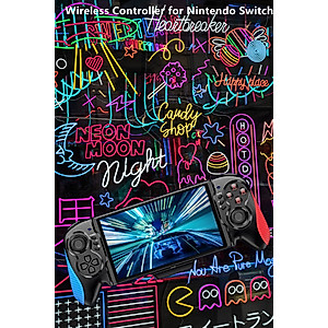 Rzzhgzq Switch Controller for Nintendo Switch One-Piece Joypad Switch Pro Controller for Handheld Mode Switch Controllers Remote with Adjustable TURBO and Dual Motor Vibration