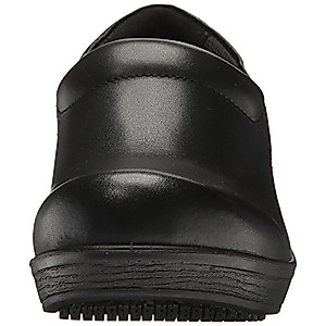 Dr. Scholl's Shoes Women's Dynamo Work Shoe, Black Leather 7.5