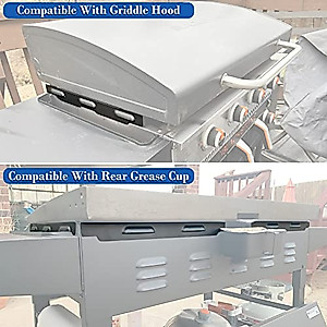 Wind Guard for Blackstone 36" Griddle,Blackstone Griddle Accessories for Flat Top Gas Grill,Magnetic Stainless Steel Wind Screens Protect Flame Hold Heat,Gas Saving