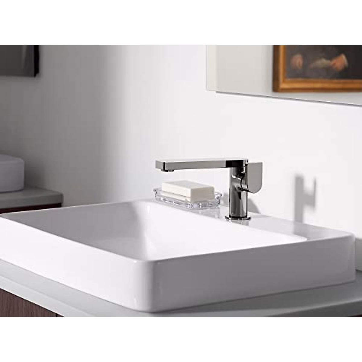 KOHLER Composed K-73167-4-CP Single Handle Single Hole Bathroom Sink Faucet with Metal Drain Assembly in Polished Chrome