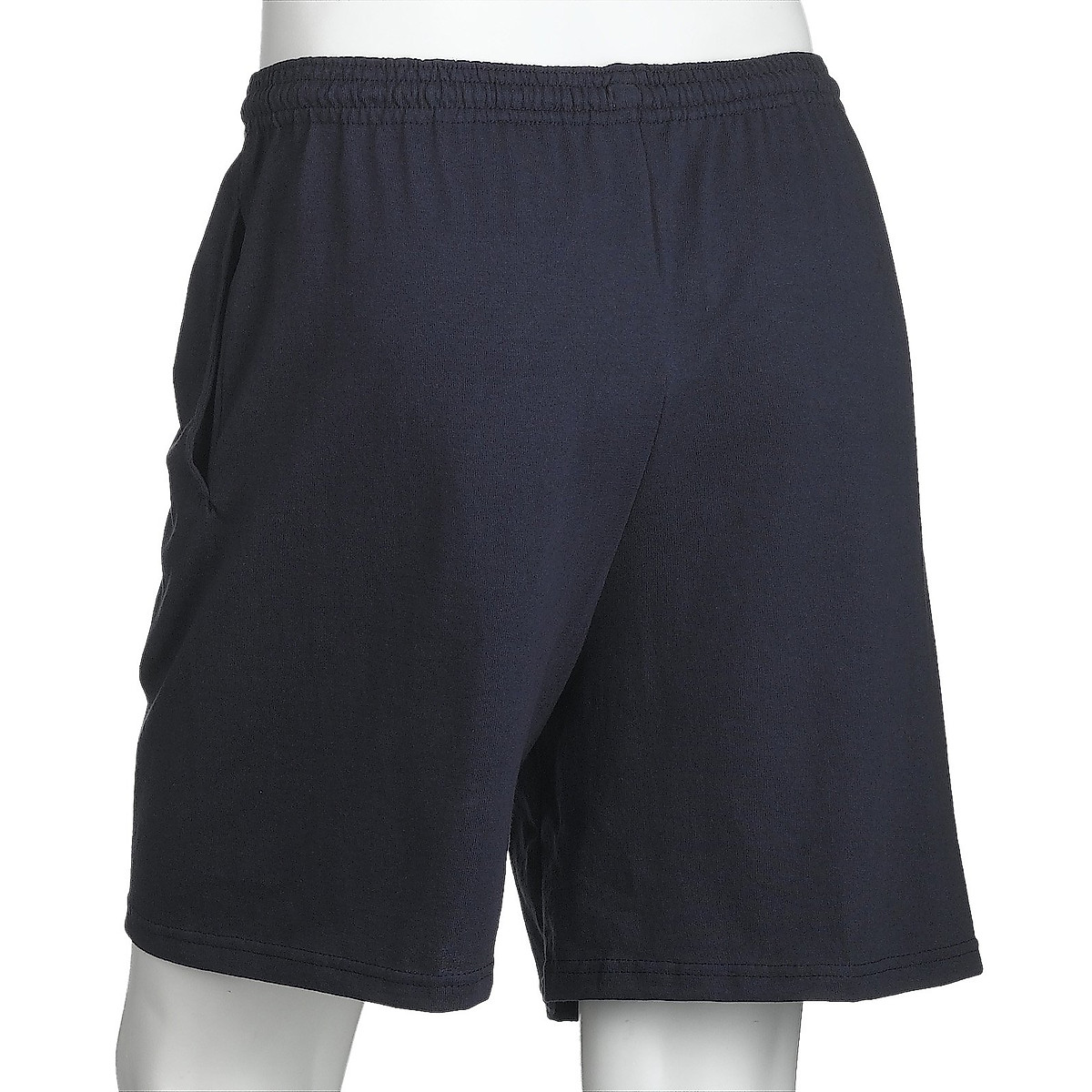 Russell Athletic Men's Cotton Baseline Short with Pockets, Navy, X-Large