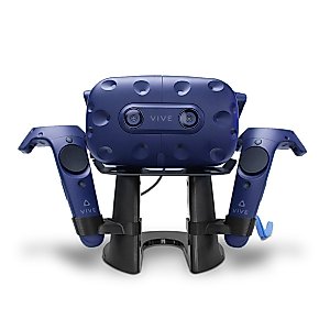 AFAITH VR Controller Holder and Display Stand, Virtual Reality Headset Storage Stand for HTC Vive Headset and HTC Vive Pro Headset (Black)