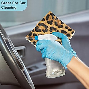 FRODOTGV Seamless Leopard Texture Skin Microfiber Kitchen Towels Rags Dish Towels Tea Towel Terry Cloth Kitchen Hand Towels Kitchen Hand Towels Hanging