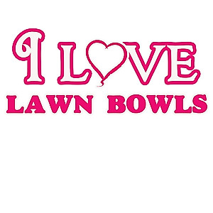 CafePress I Love Lawn Bowls Pajamas Women's Novelty Cotton Pajama Set, Comfortable PJ Sleepwear With Checker Pant