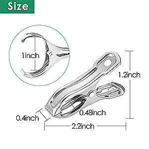 20Pack Greenhouse Clips, Hold Down the Plant Cover or Shade Cloth on Garden Hoops or Greenhouse Frame