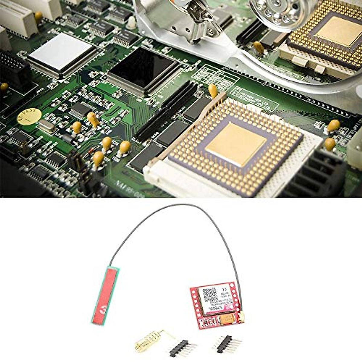 GSM Module Kit Mini GPRS Board MicroSIM Card TTL Serial Port for Micro Controller(with Antenna)