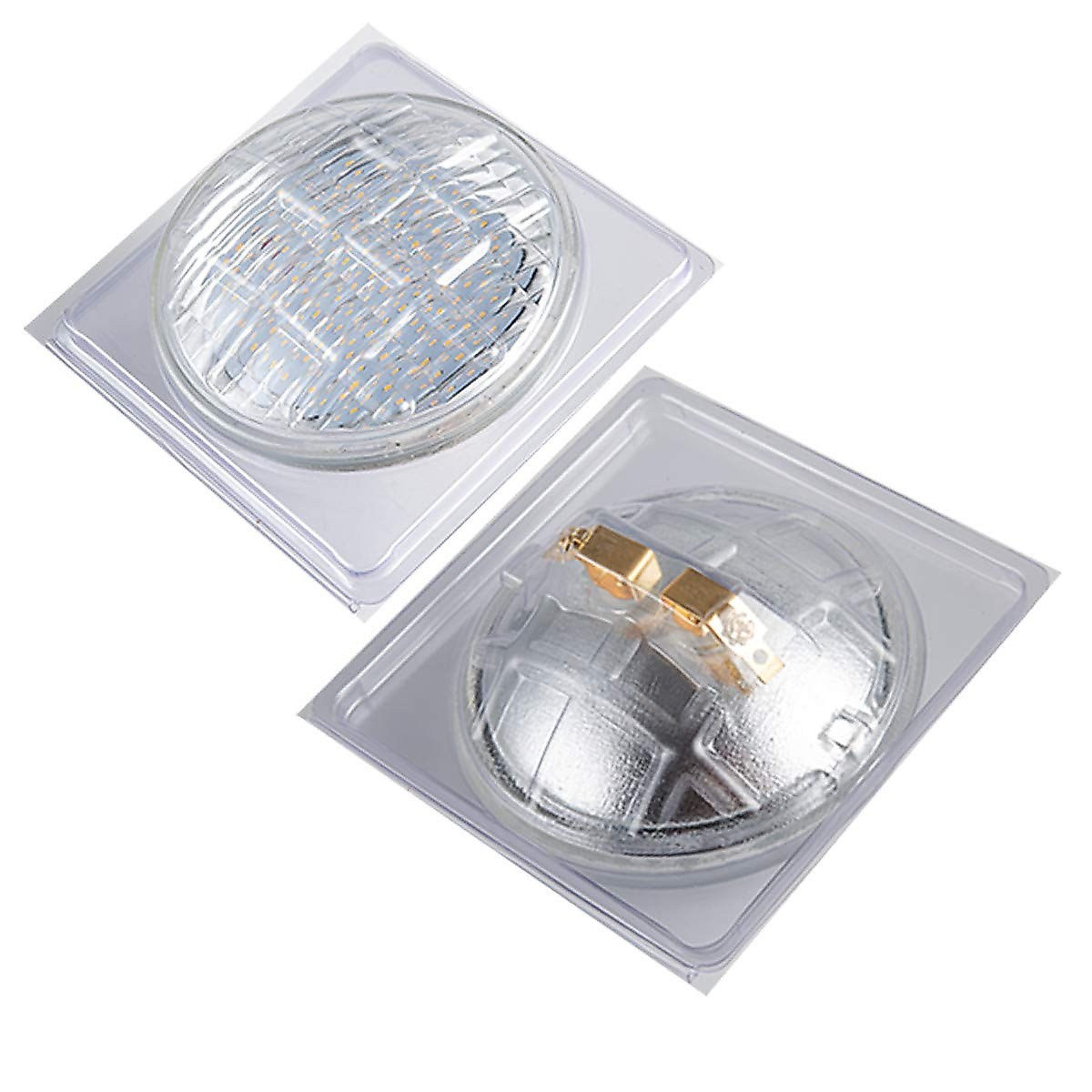 SHUWDKAR PAR36 LED 12W Landscape Bulb 80W Halogen Landscape Bulb Replacement,LED 12V AC/DC Light Bulbs 3000K Warm White,LED PAR36 12V Low Voltage Flood Light Water Resistant,Tractor Light,2 Pack