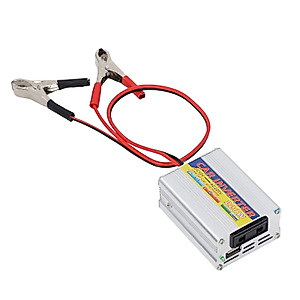 Solar Panel, 12V 30W Portable Solar Panel Kit with 220W Inverter Controller Polysilicon High Efficiency 2 USB Port for RV Boat Car