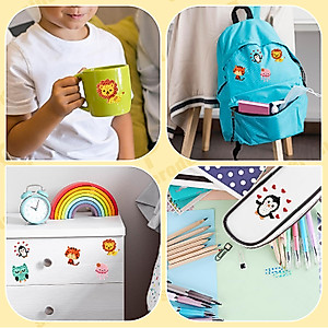 sinceroduct 64 PCS 5D DIY Diamond Painting Stickers Kits for Kids and Adult Beginners, Stick - Shaped Paint Marked with Diamonds by Numbers, More Cute Animals, Dinosaurs, Kids Gift