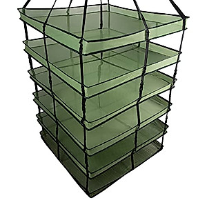 Grow1 X-Large Square Drying Rack 6 Layers, 6 Feet