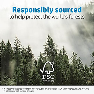 HP Enhanced Business Paper, Matte, 8.5x11 in, 40 lb, 150 sheets, works with inkjet and PageWide printers (9ZE20A)