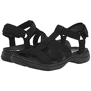 Dr. Scholl's Shoes Womens Adalia Sport Sandal Black Fabric 6.5 M