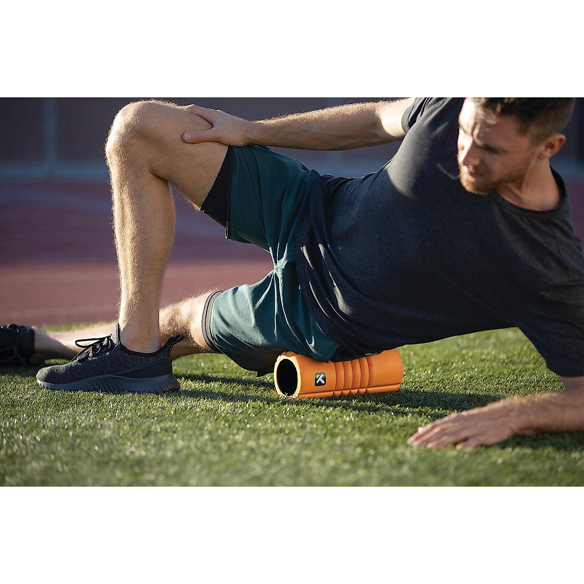 TRIGGERPOINT Unisex's Grid Travel Foam Roller, Orange, 1 Size