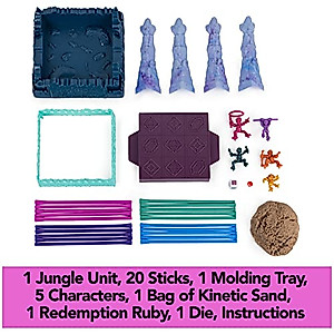 Spin Master Games Sink N’ Sand, Midnight Jungle Amazon Exclusive Kids Board Game with Kinetic Sand for Sensory Fun Gift Idea, for Preschoolers and Kids Ages 4 and up