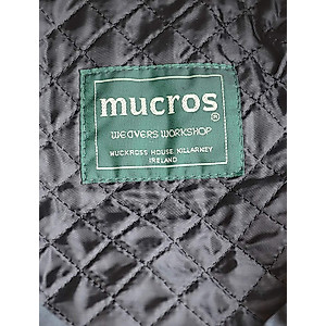 Mucros Weavers Kerry Cap Charcoal Herringbone X-Large
